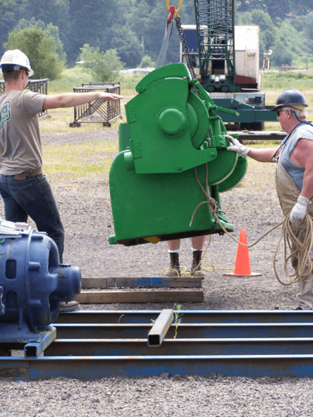Blocking & Cribbing after Rigging a Load