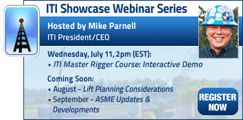 Master Rigger Course via Webinar - ITI's Premier Rigging Training