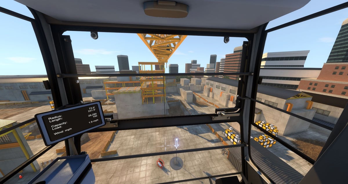 Advanced Crane Simulator training for Operators