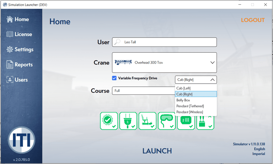 ITI VR Crane Simulator: Q1 2023 Software Update