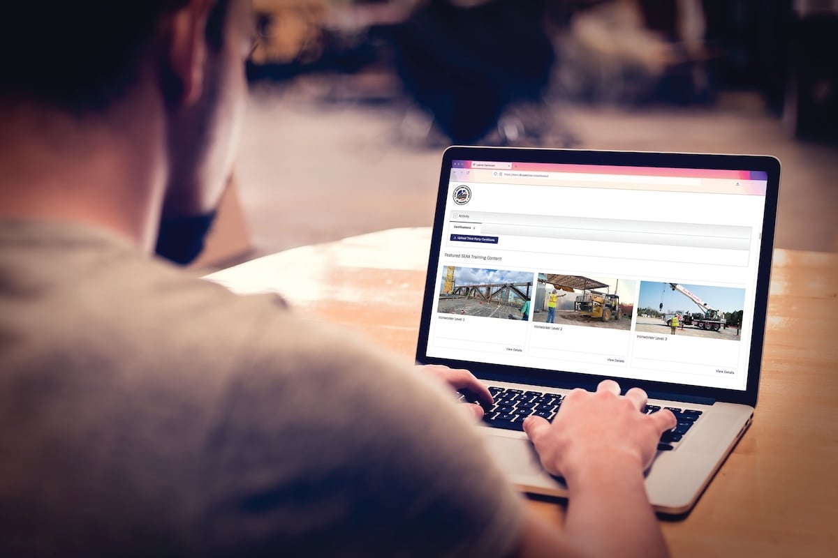 SEAA Launches Learning Management with Custom Ironworker Training