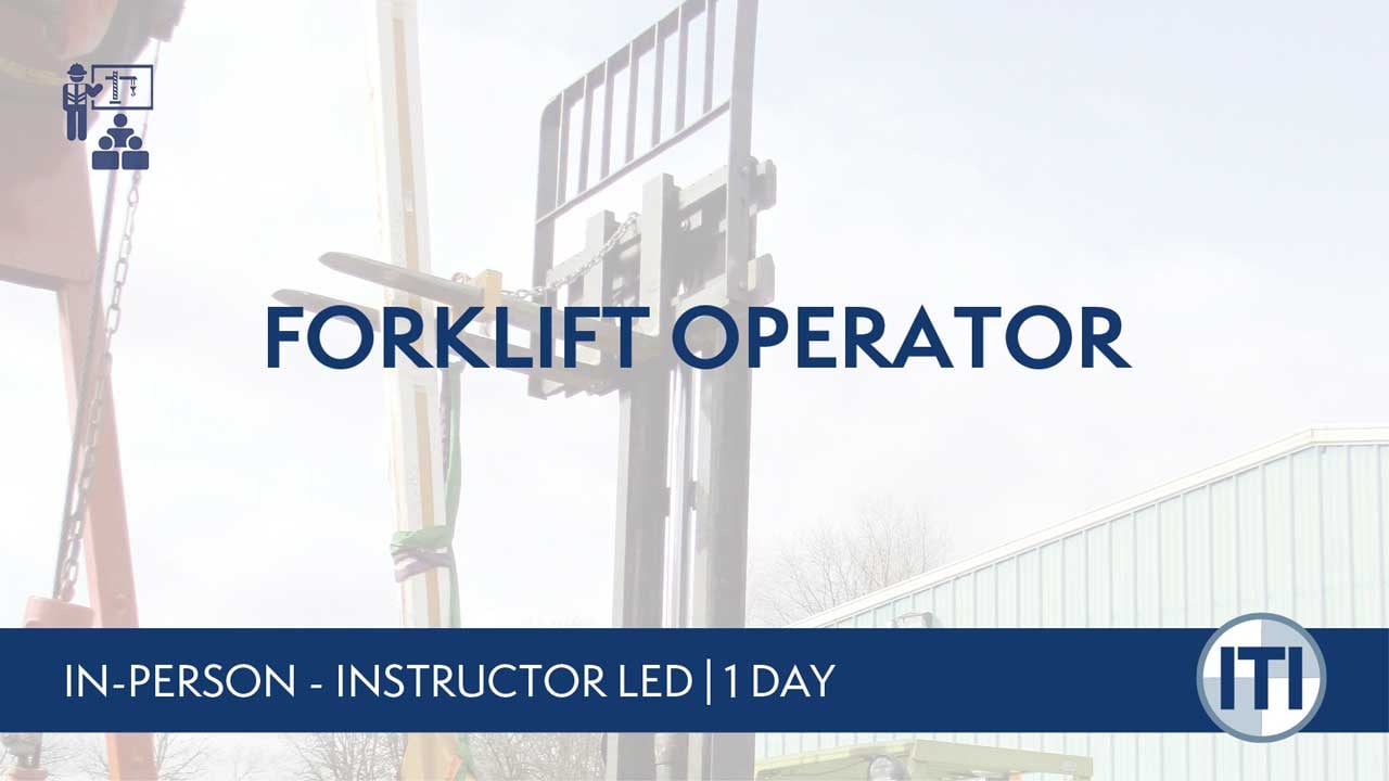 Lift Planning and Management Training | ITI