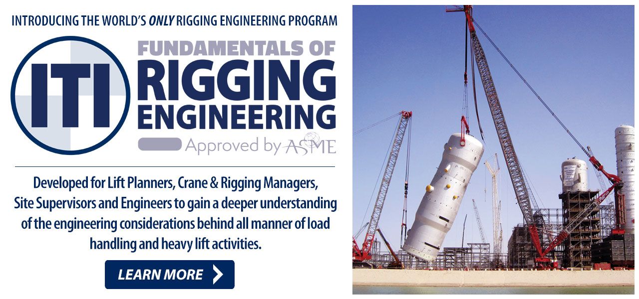 Training and Certification for Cranes, Rigging, Lift Planning ...